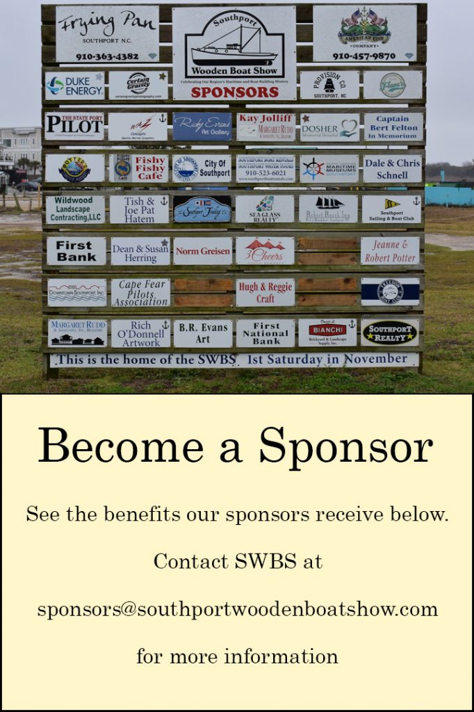 sponsor-board | Southport Wooden Boat Show | Southport, NC